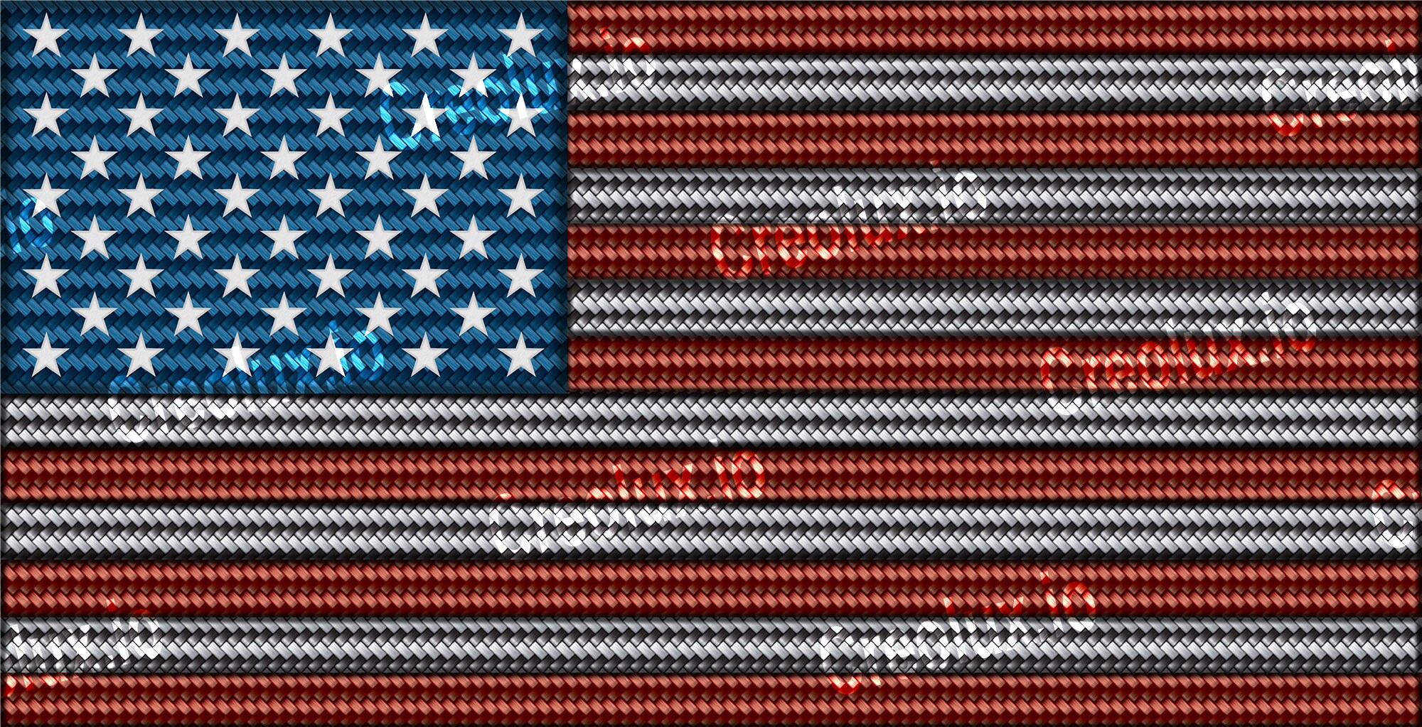 Carbon Fiber American Flag Digital Backdrop - High-tech and Patriotic ...