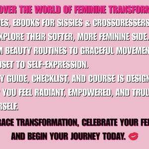 Sissy & Crossdresser Transformation Code, 150 Rules of Feminine ...