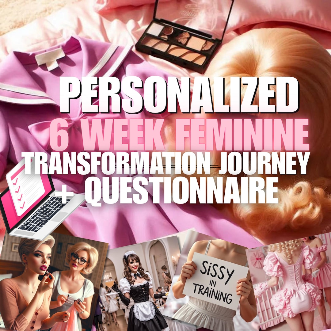 Personalized Custom 6-week Feminine Sissy Maid, Crossdresser, ABDL ...