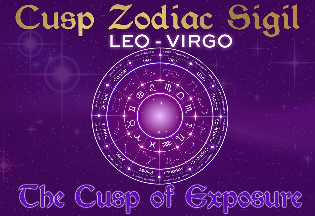 SIGIL LEO VIRGO Cusp Zodiac Magick Zodiac Spells Zodiac Signs Sigil ...