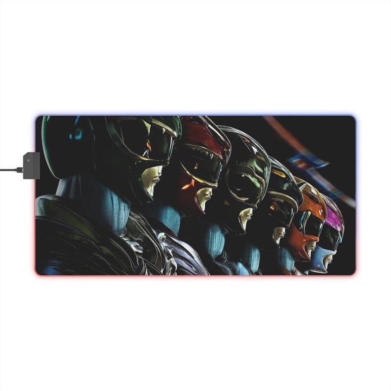 Power Rangers LED Gaming Mouse Pad - Etsy