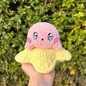 PDF CROCHET PATTERN: Flying Star Puff Crochet Pattern Kawaii Amigurumi ...