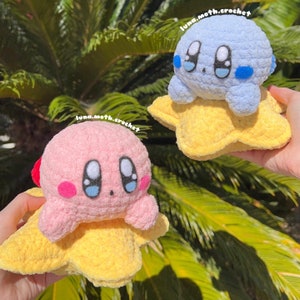 PDF CROCHET PATTERN: Flying Star Puff Crochet Pattern Kawaii Amigurumi ...