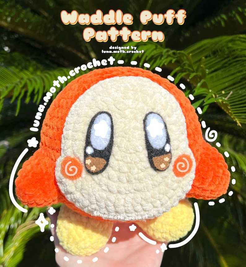 PDF CROCHET PATTERN: Orange Puff Crochet Pattern Cute Amigurumi Pattern ...