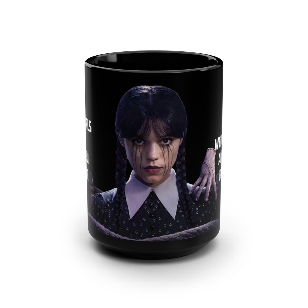Wednesday Addams Black Coffee Mug: Gothic Humor Drinkware - Etsy