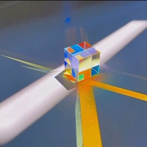 Mini K9 Crystal Square, Cube Sunlight Catcher, Rainbow Maker, Square Cube Prism, Light Splitting ...