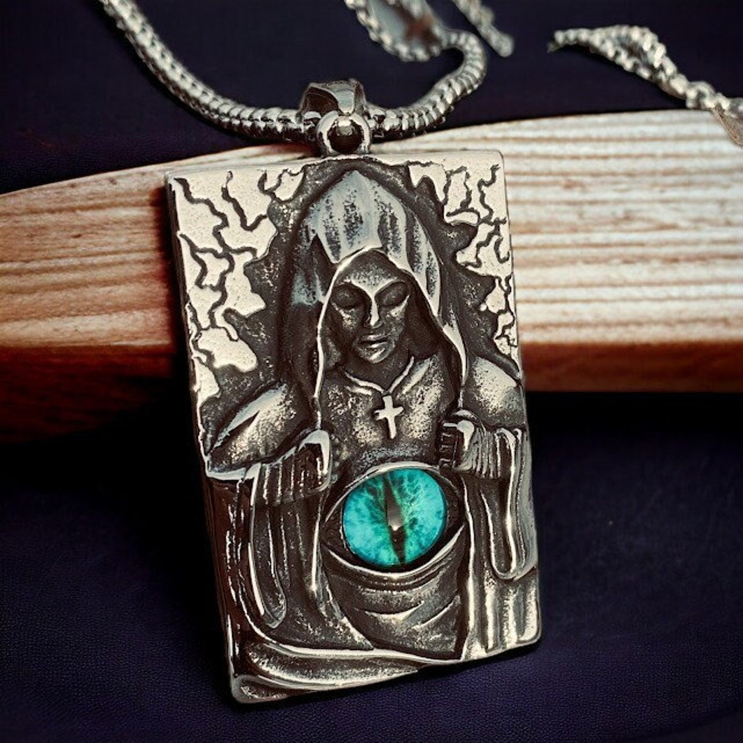 Boxing Necklace/ Gothic Necklace/ Evil Eye Necklace/ Punk Necklace ...