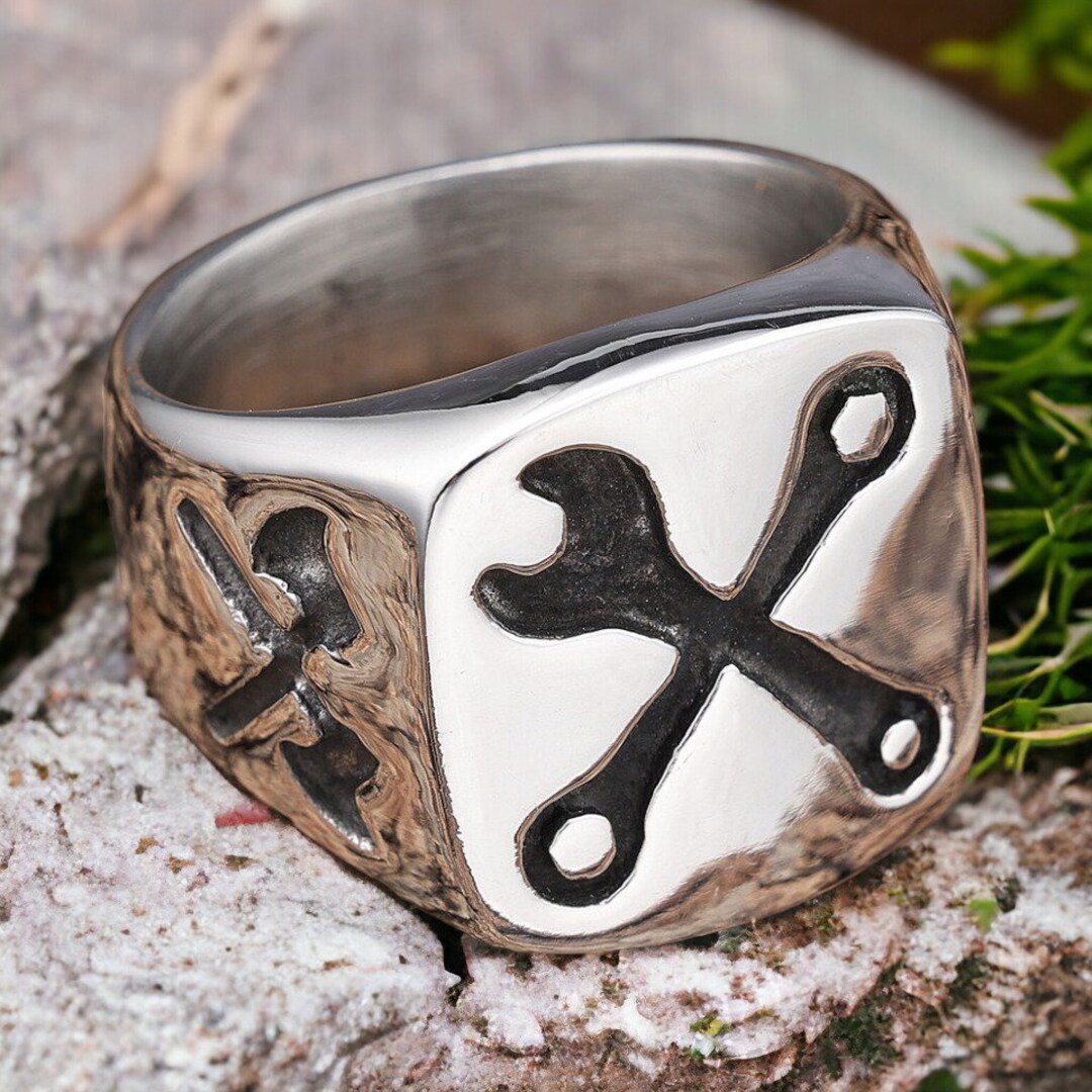 Stainless Steel Wrench Ring/ Mechanic Ring/ Biker Ring/ Cool - Etsy