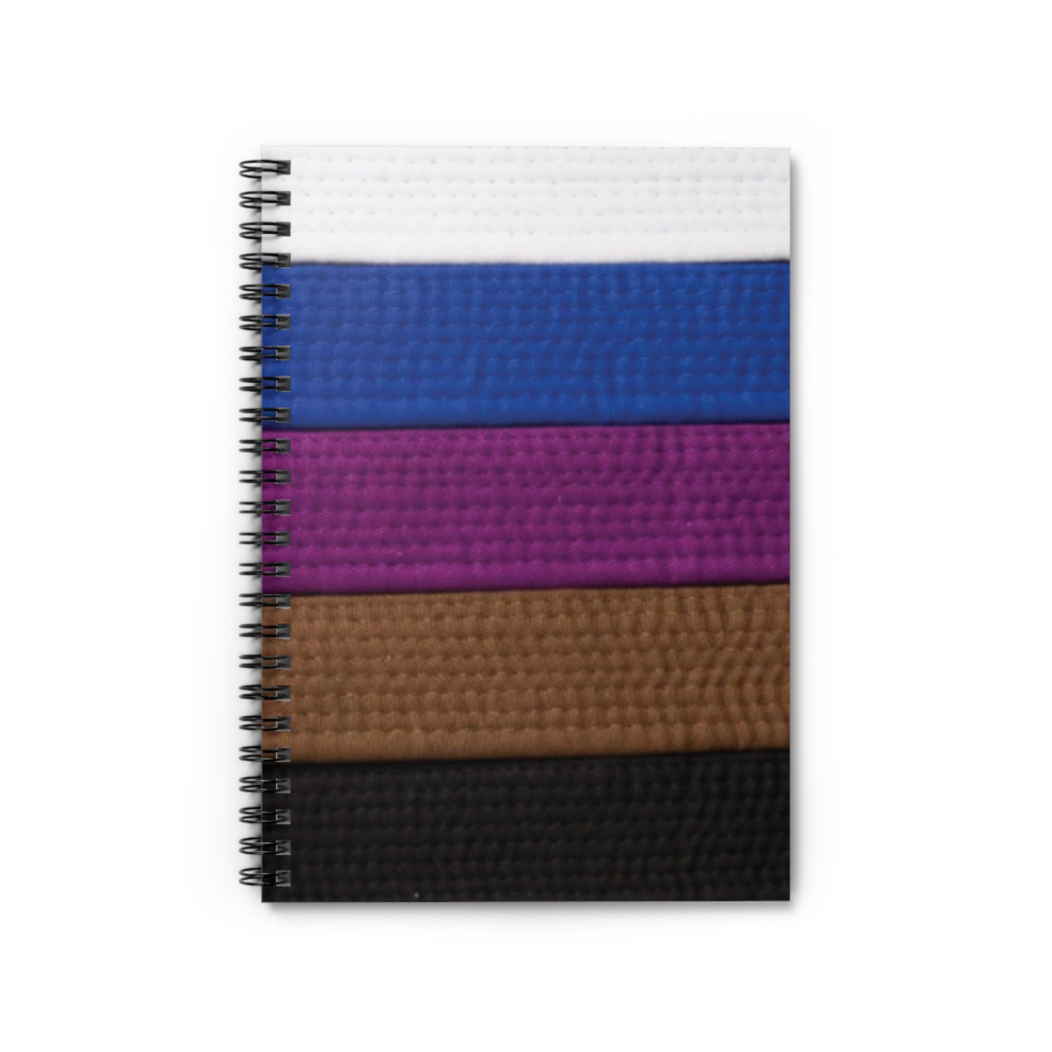 Jiu Jitsu Belt Spiral Notebook - All Ranks Diary - Martial Arts MMA ...
