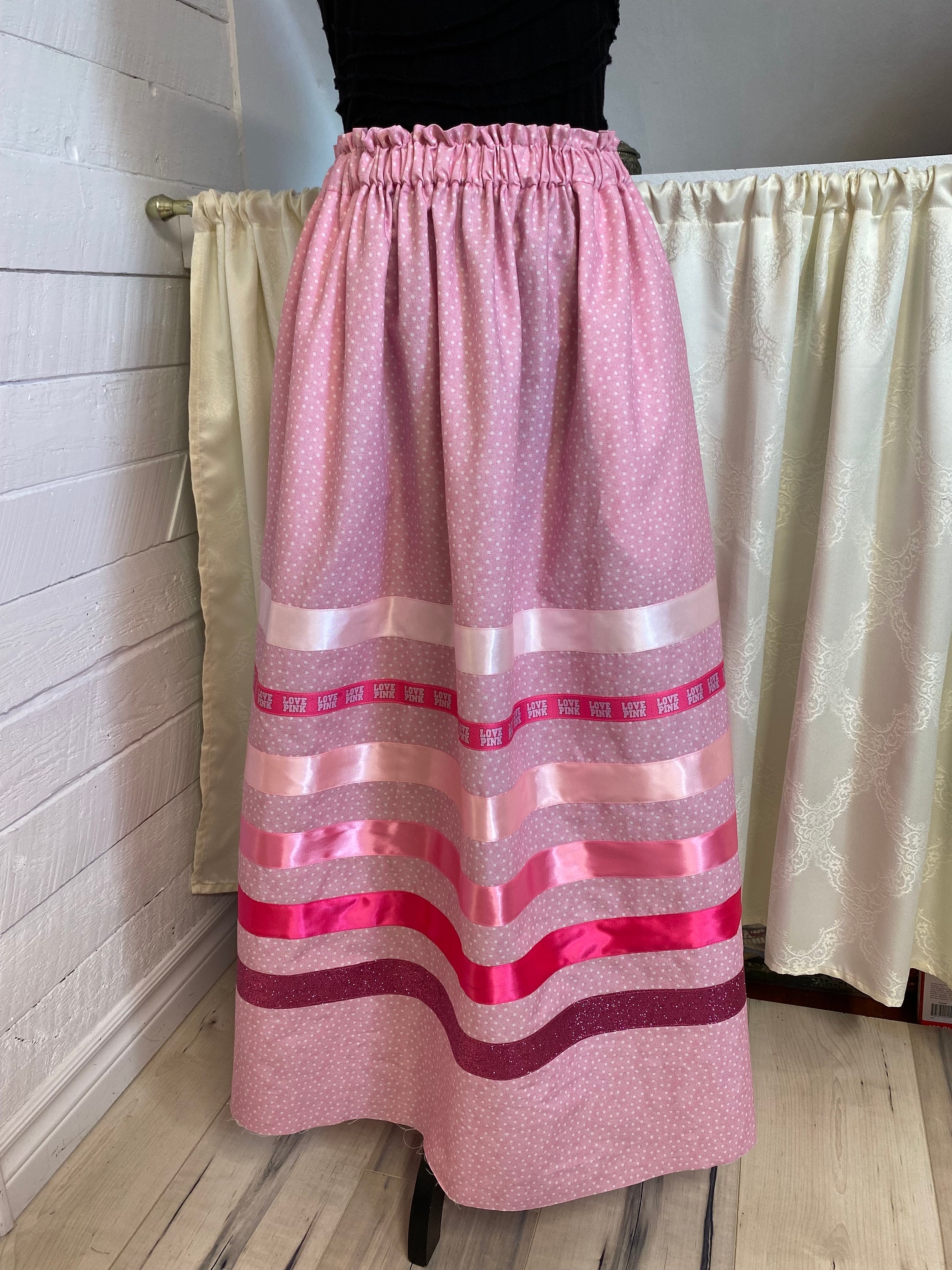 Ribbon Skirt Pretty in Pink - Etsy Canada