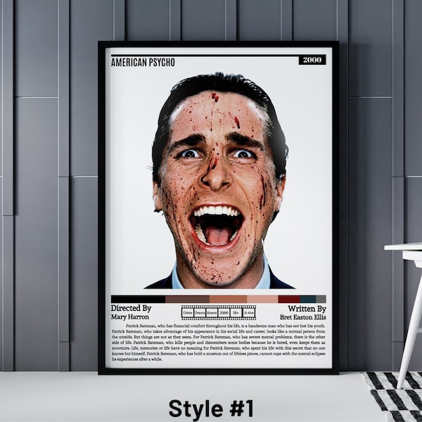 American Psycho Poster - Etsy