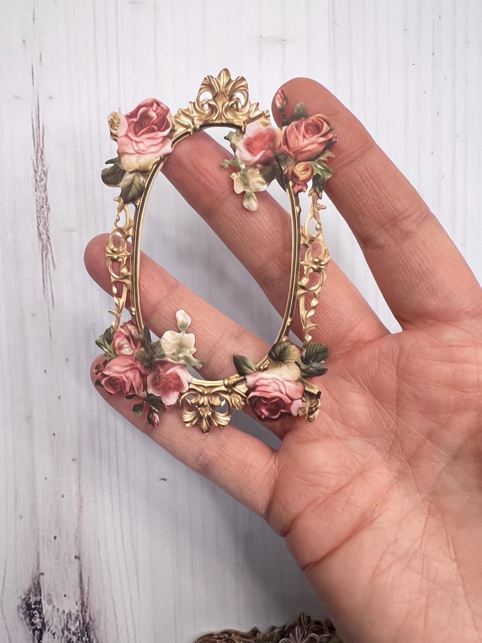 Die Cut Embossed Frames, Junk Journal Embellishments, Junk Journal ...