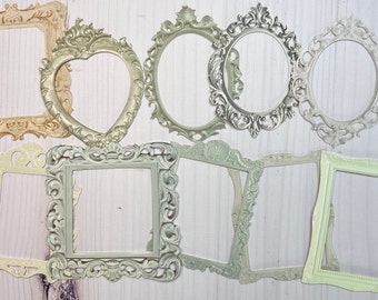 Die Cut Embossed Frames, Junk Journal Embellishments, Junk Journal ...