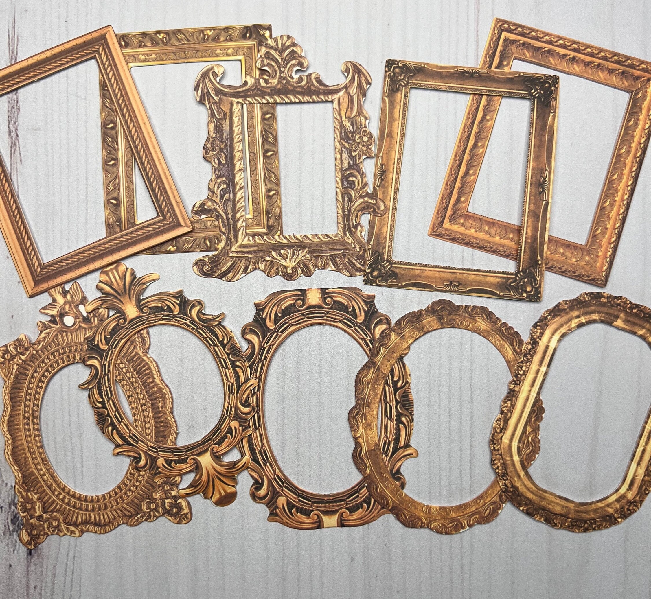 Die Cut Frames Embellishments for Handmade Junk Journals, Ephemera ...