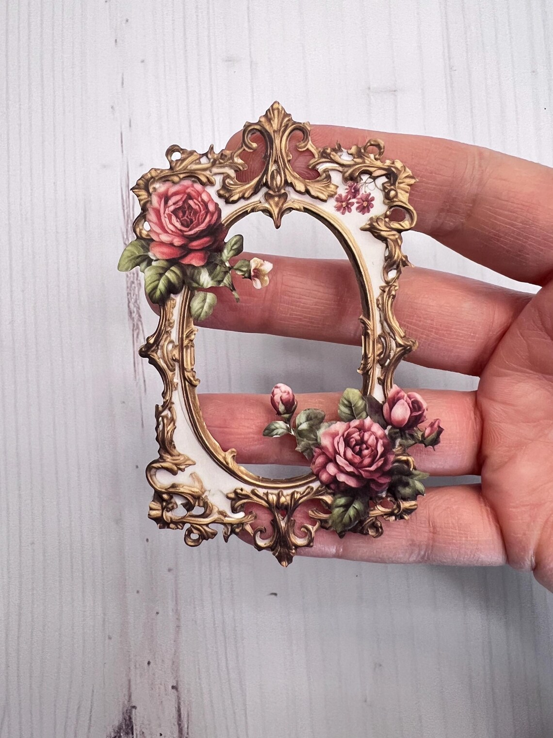 Die Cut Embossed Frames, Junk Journal Embellishments, Junk Journal ...