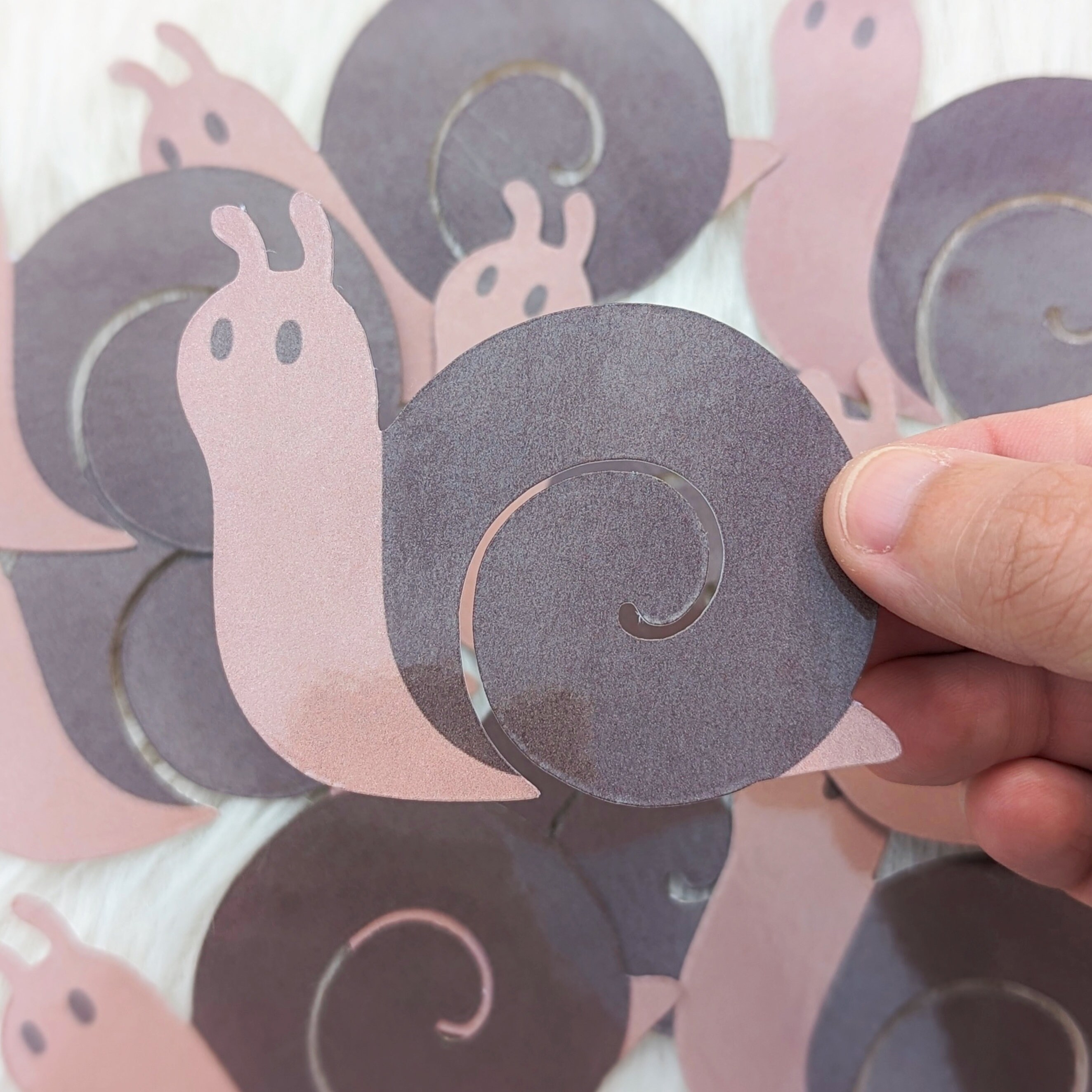 Snail Paper Bookmark, Single Sided, 110lb Cardstock, Cute, Page Clip ...