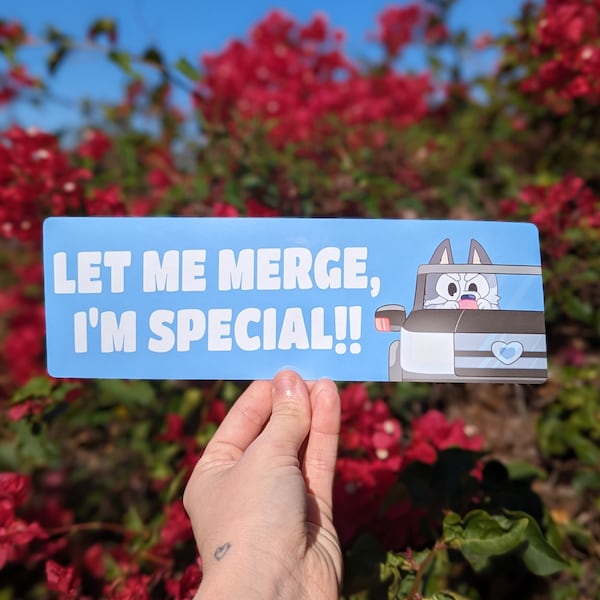 Muffin Let Me Merge Bumper Sticker - Etsy