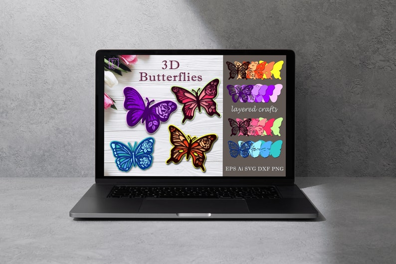 Transform Your Crafts With 3D Butterfly SVG Designs for Cricut, Craft ...