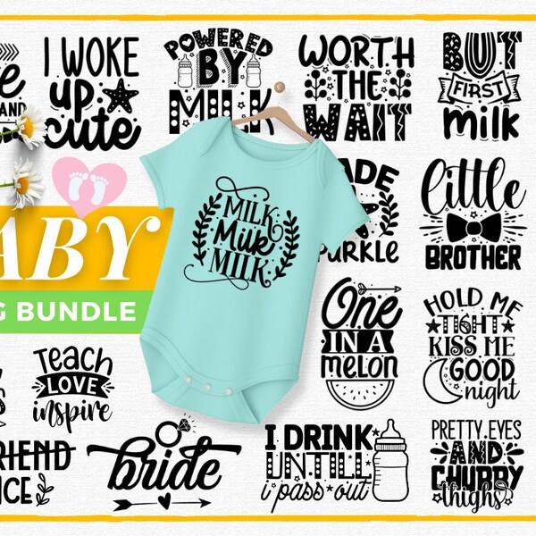 Baby Svg Bundle - Etsy