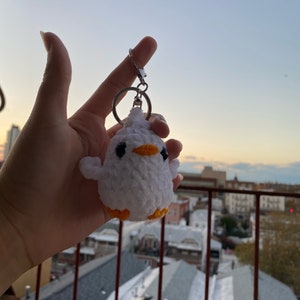 Crochet Keychain Duck/ Duck Plushie/ Duck Keychain/ Handmade Keychain ...