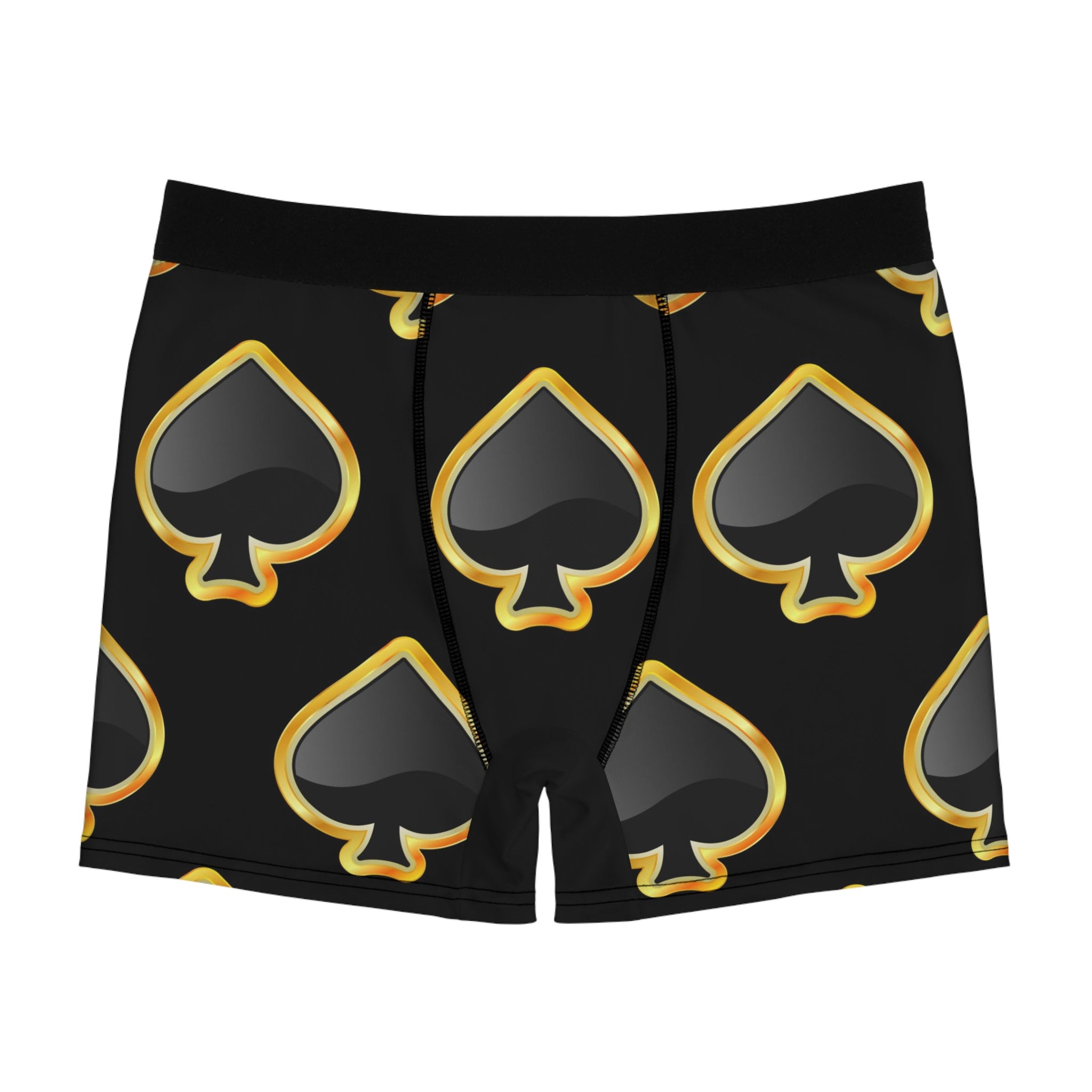 Men's Boxer Briefs AOP Card Suit Spades - Etsy