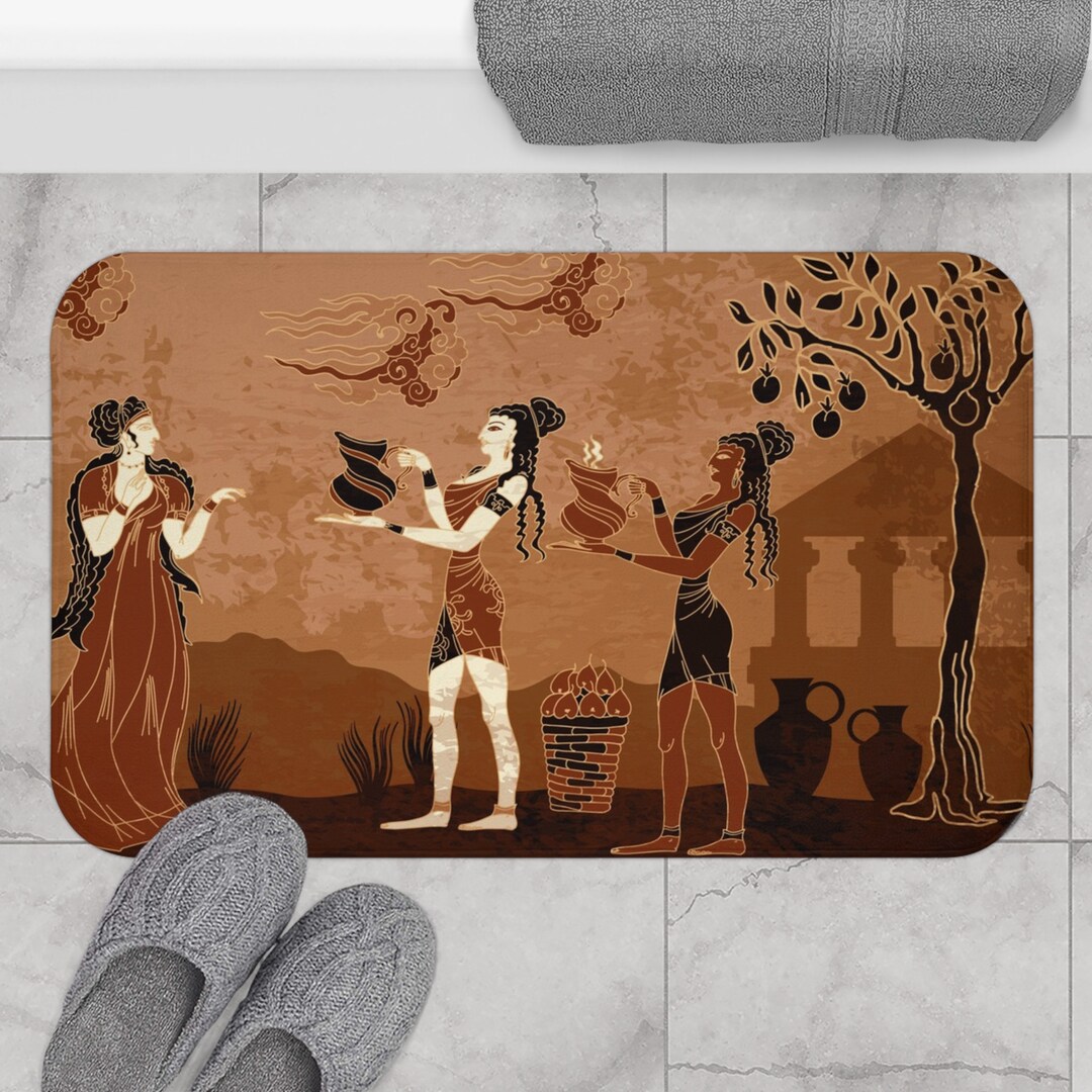 Bath Mat Greek Mythology Art - Etsy