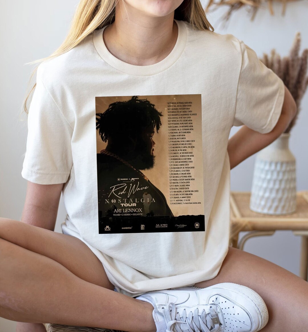 Rod Wave Nostalgia Tour T-shirt Rod Wave Sweatshirt Vintage - Etsy