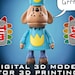 Dog Man 3D Stl - Etsy