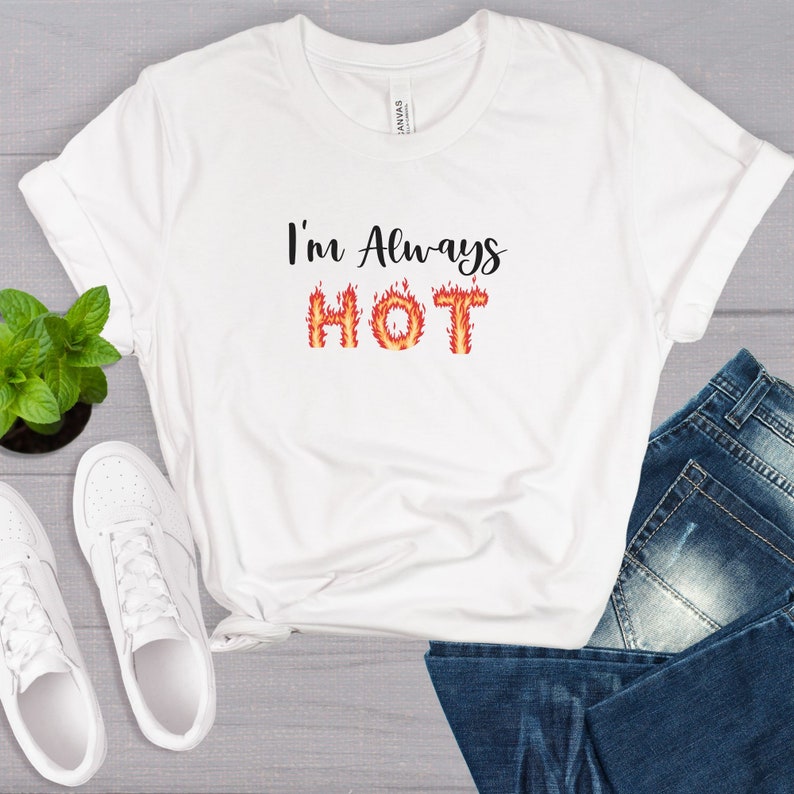 Im Always Hot Shirt, Gift for Her, Gift for Him, Hot Tee, Cute T-shirt ...
