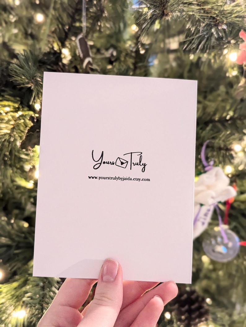 Hand-painted Candy Cane Christmas Cards - Etsy