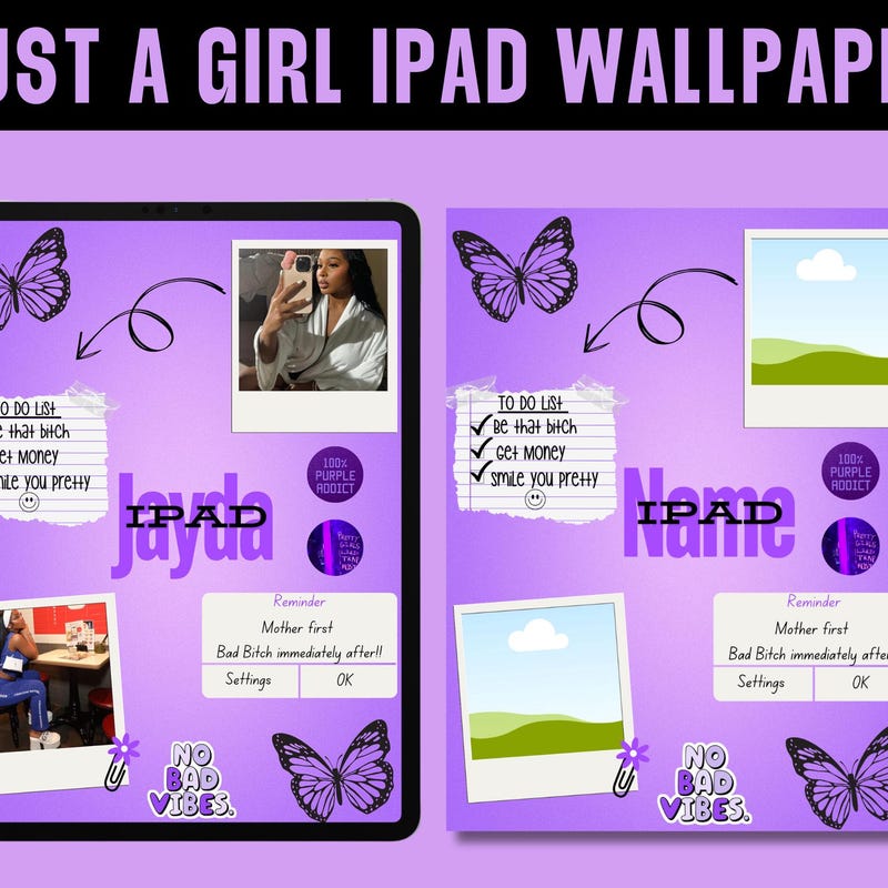 Purple Preppy Wallpapers - Etsy