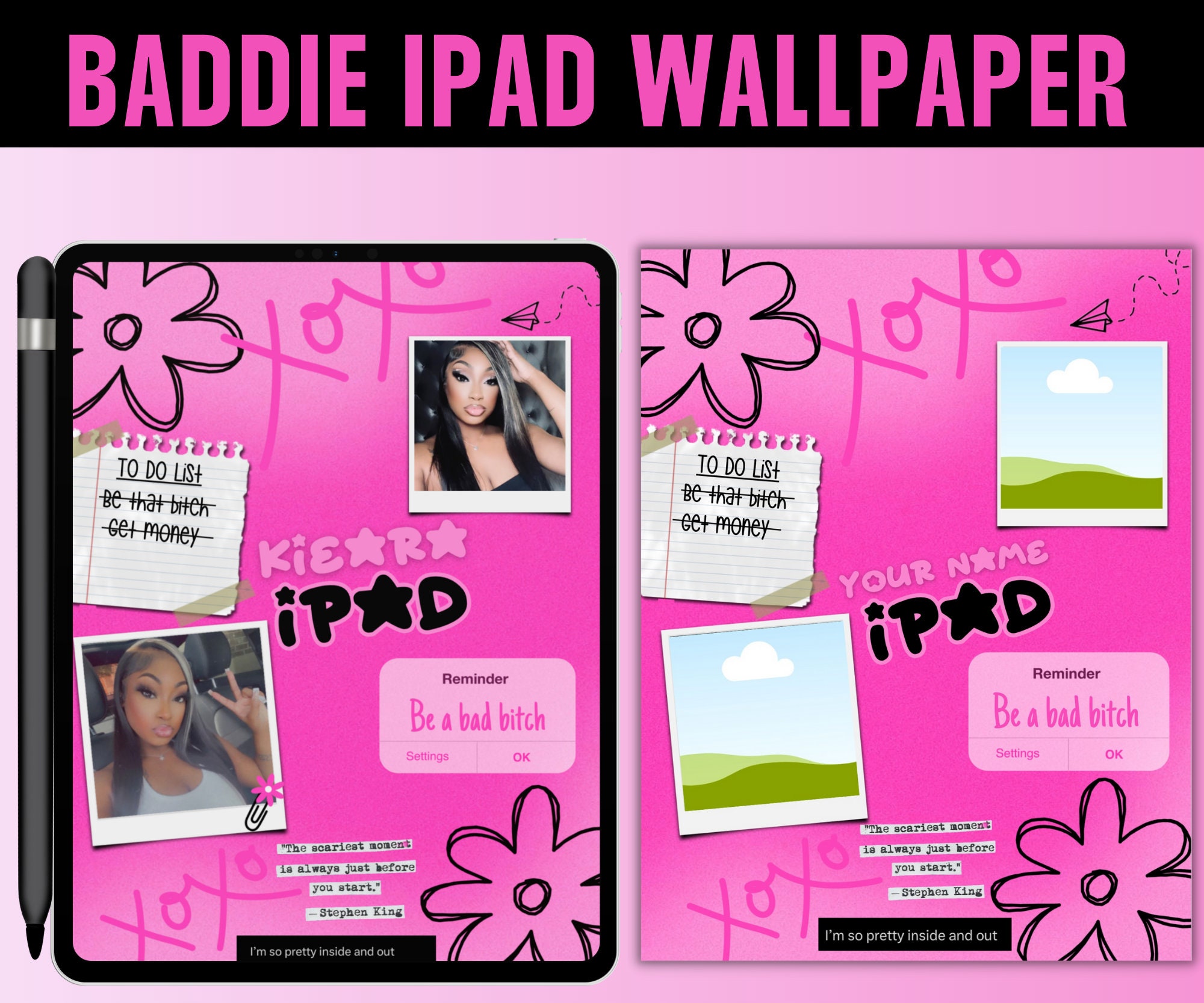 IPad Wallpaper, Pink Aesthetic Wallpaper, Gradient Wallpaper, IOS ...