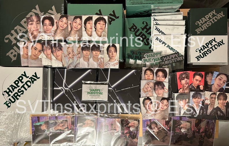 Official Seventeen Happy Burstday New Burstday Version Album Photocard ...