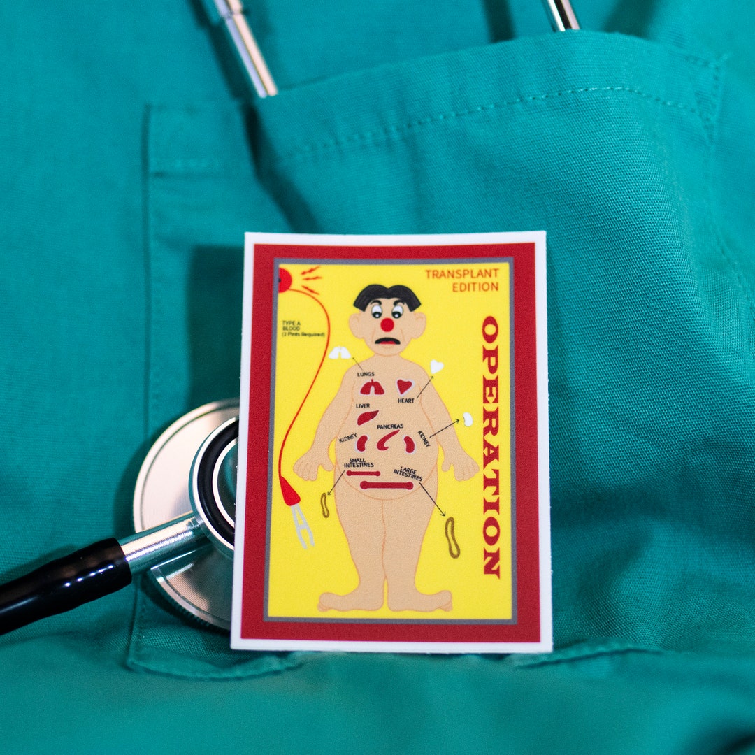 Operation: Transplant Edition Sticker - Etsy