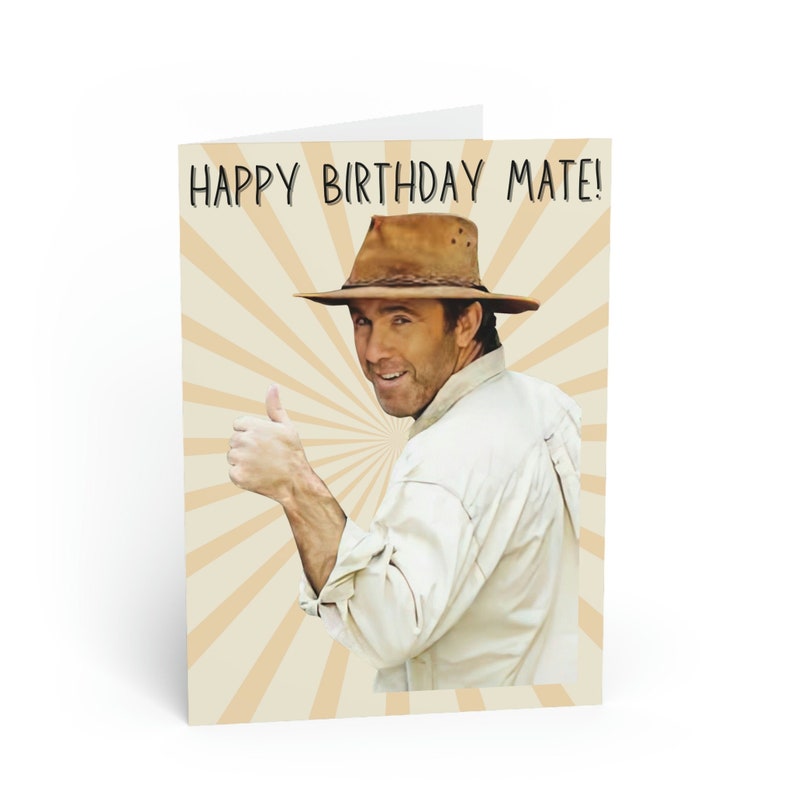 Aussie Birthday Card Australian Card Russell Coight Adventures - Etsy