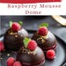 Dark Chocolate Raspberry Mousse Dome Recipe for Download. - Etsy
