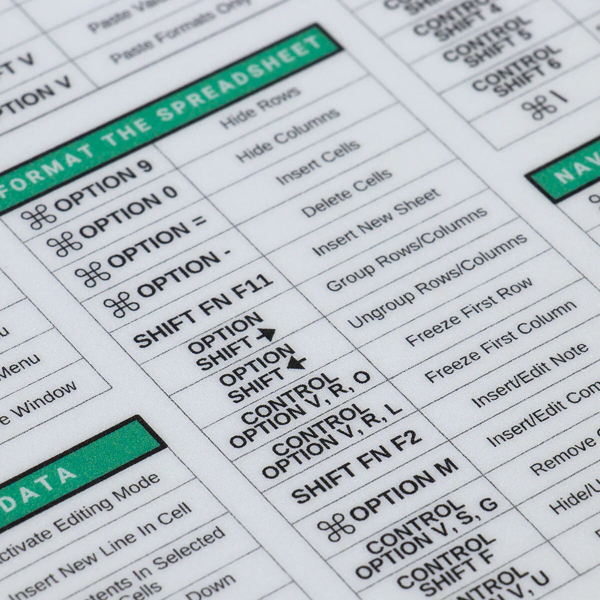 Google Sheets Shortcut Guide Mousepad - Etsy