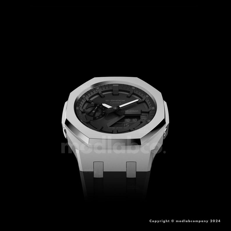 Modlab Company [CLASSIC Series] Casioak - Silver / Black - 102 - Etsy