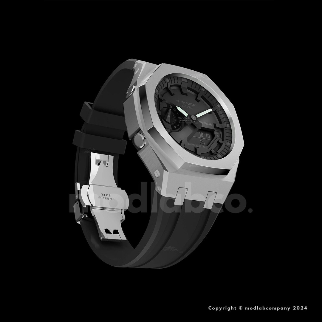 Modlab Company [CLASSIC Series] Casioak - Silver / Black - 102 - Etsy