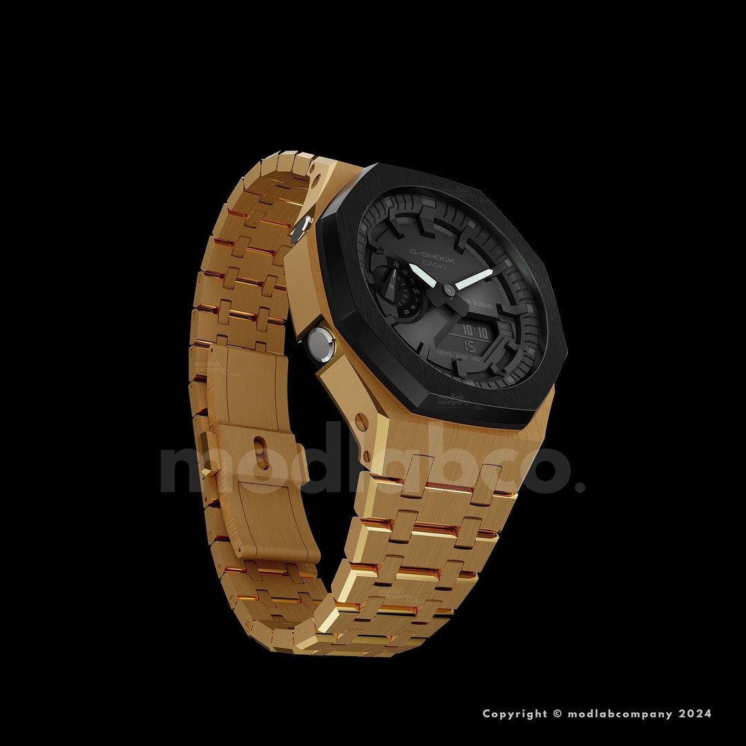 Modlab Company [CLASSIC Series] G-shock GA2100 Model -gold and Black - 109 - Etsy