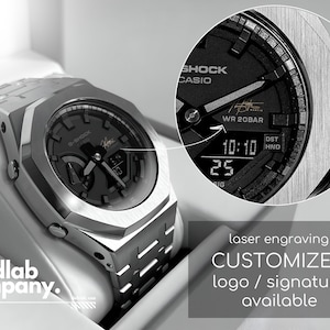 Modlab Company [CLASSIC Series] G-shock GA2100 Model - Black / Silver - 101 - Etsy