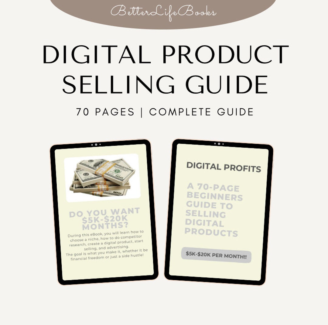 Sellers Guide Making Money Online Digital Course - Etsy