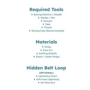 DIY Canine Tail Pattern - PDF DOWNLOAD - Wolf Dog Tail - Hidden Belt ...