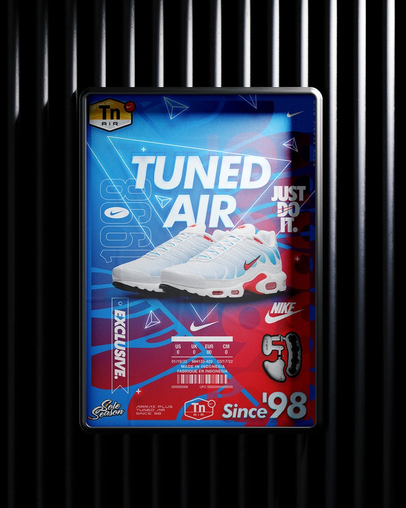 Tn - Air Max Plus Retro Tide 'tuned Since '98' - A3 Single Sneaker ...
