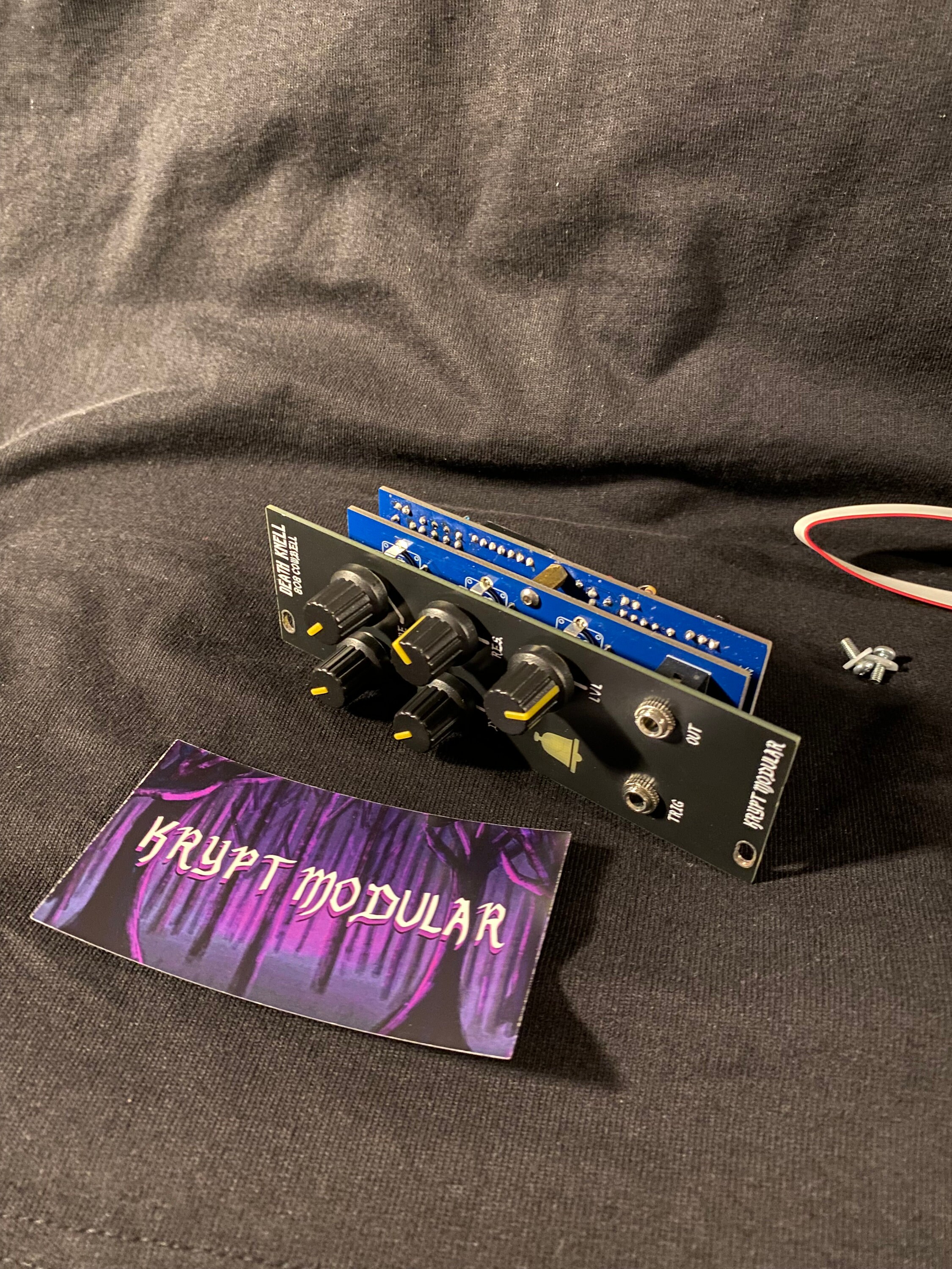 Krypt Modular Death Knell 8HP 808 Cowbell Module Eurorack Modular Synth ...