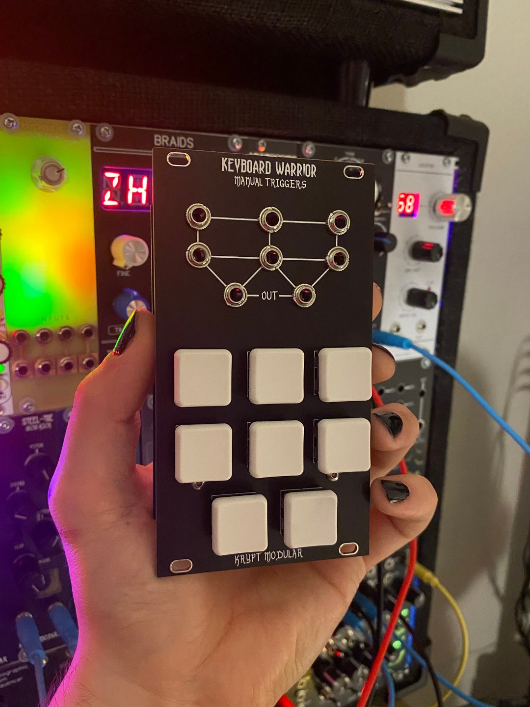 Krypt Modular | Keyboard Warrior - 14HP Manual Gates/triggers Module ...