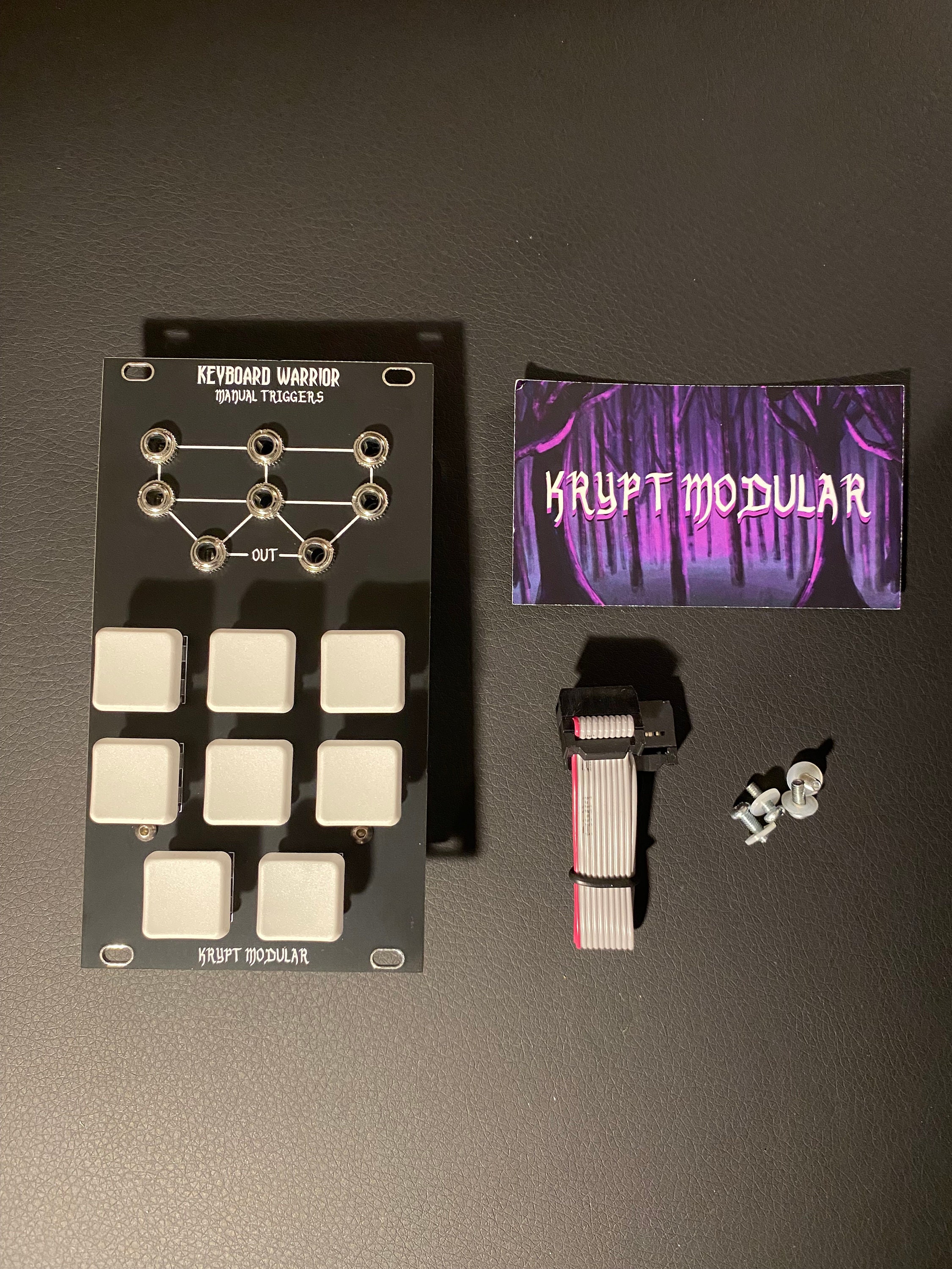 Krypt Modular | Keyboard Warrior - 14HP Manual Gates/triggers Module ...