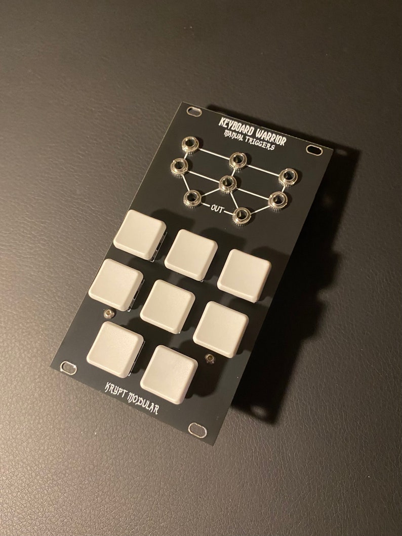 Krypt Modular | Keyboard Warrior - 14HP Manual Gates/triggers Module ...