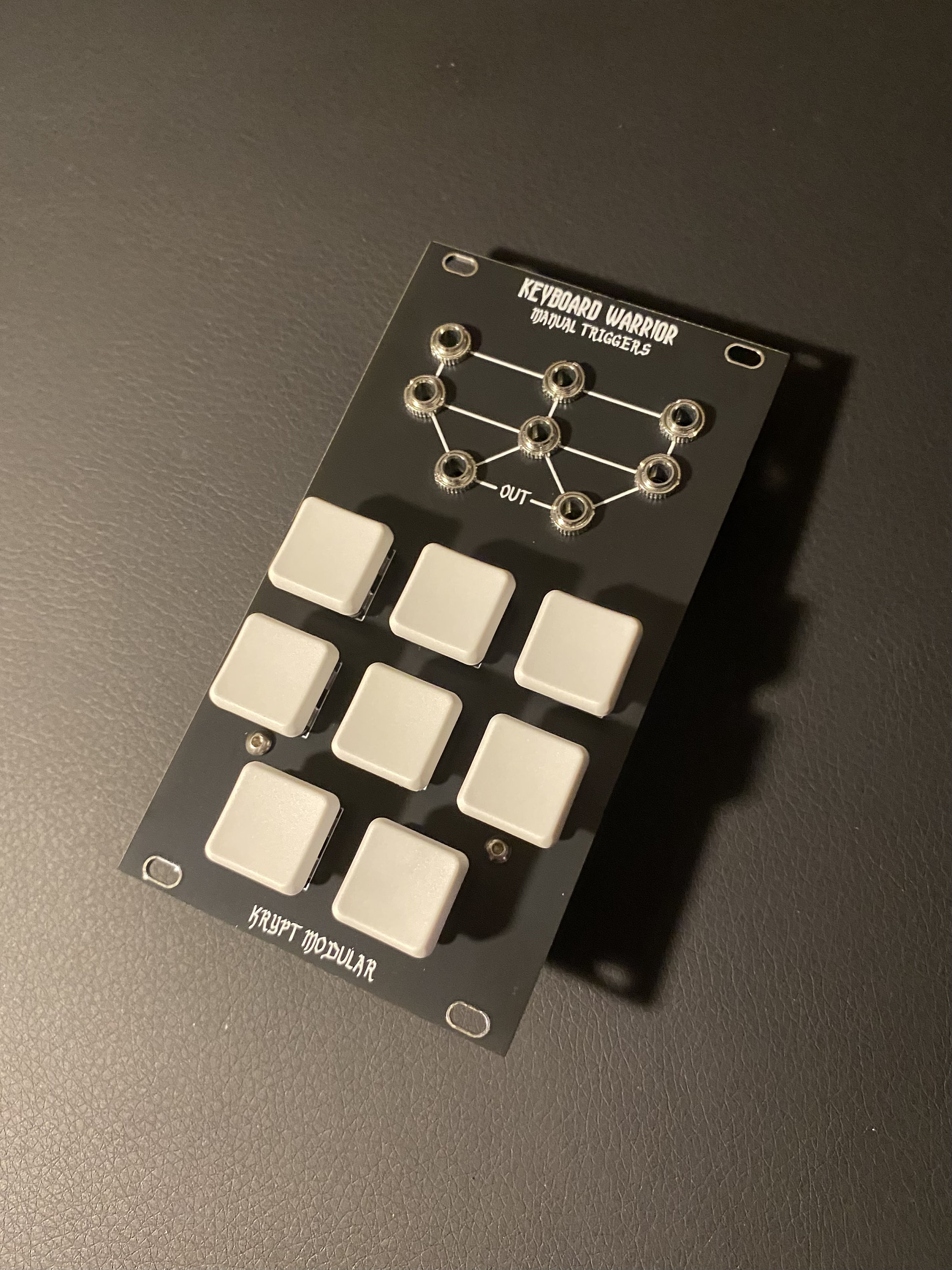 Krypt Modular | Keyboard Warrior - 14HP Manual Gates/triggers Module ...