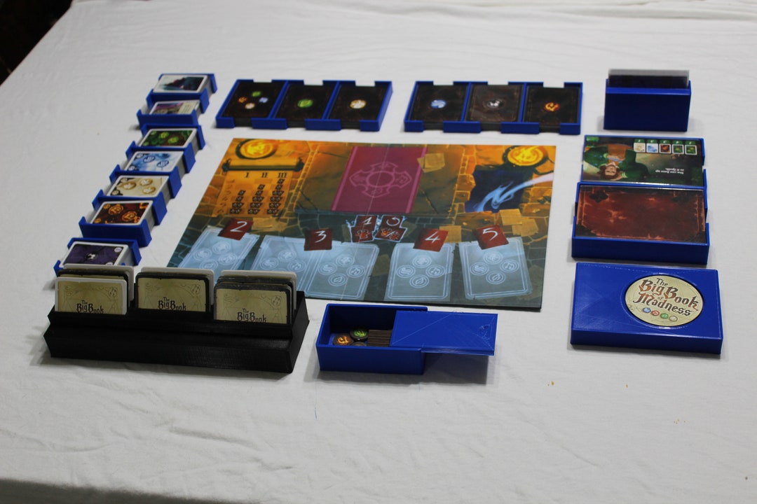 The Book of Madness Board Game Organizer - Etsy